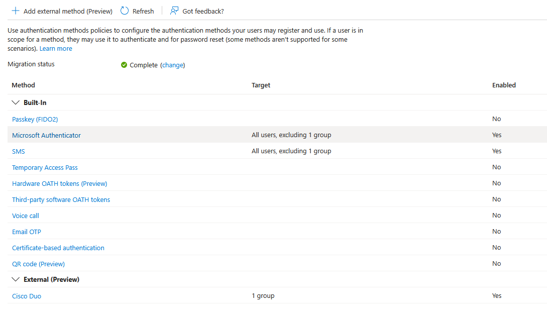 Unwanted MFA Method Options Displayed During Login | Microsoft Community Hub